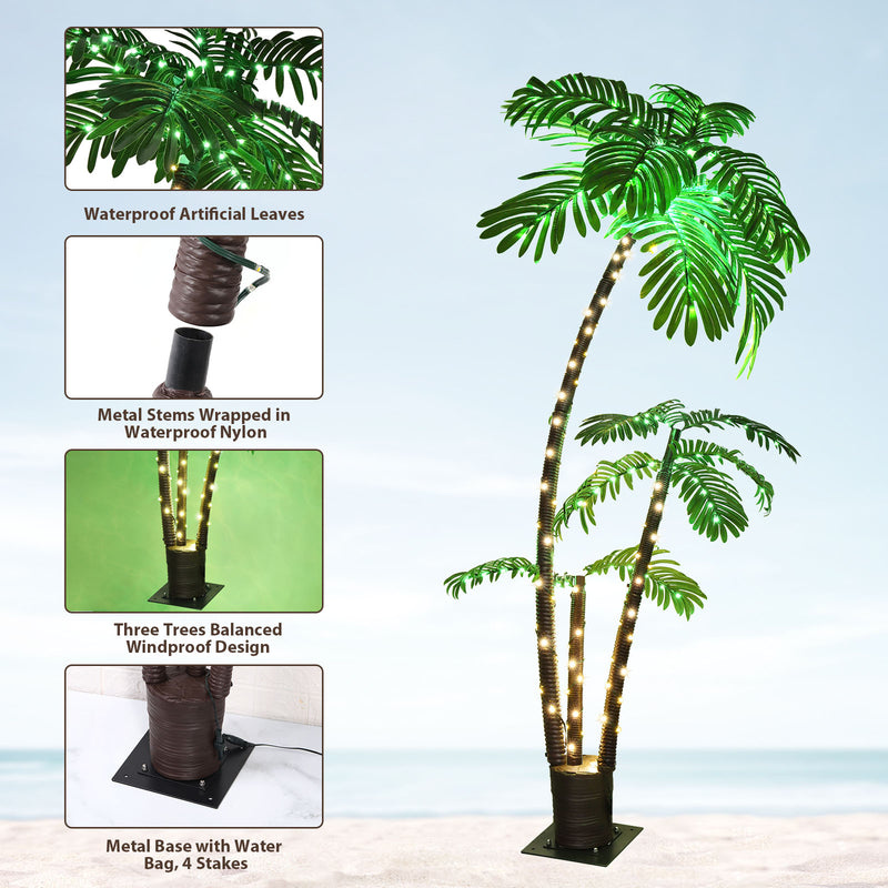 6 FT Tropical Palm Tree LED Rope Light – Oberon Distribution